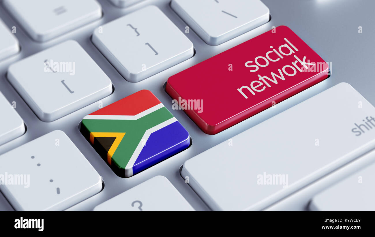 South Africa High Resolution Social Network Concept Stock Photo - Alamy