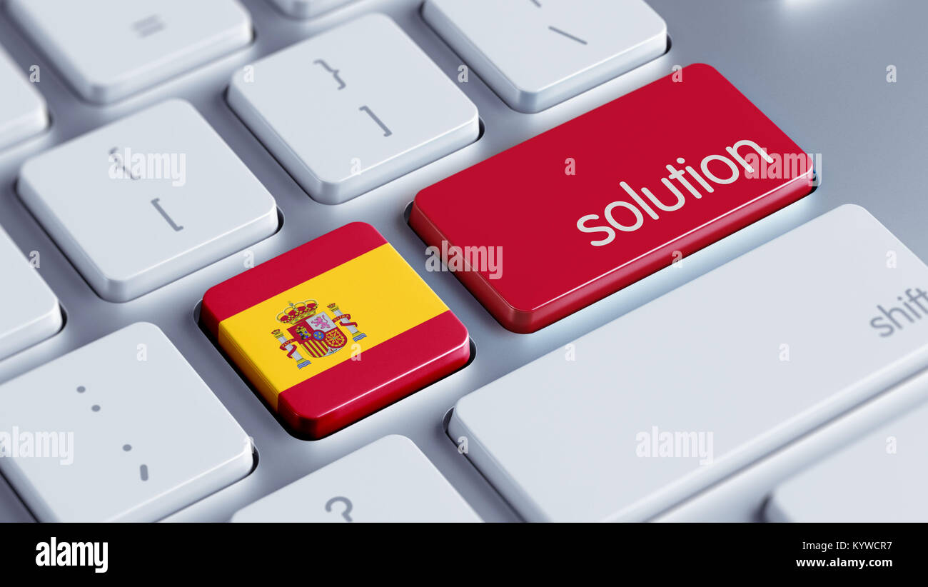 Spain High Resolution Solution Concept Stock Photo - Alamy