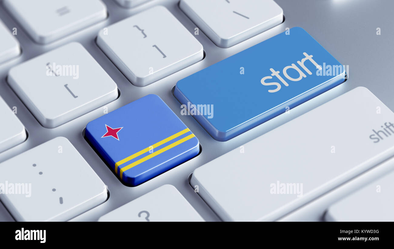 Aruba High Resolution Start Concept Stock Photo - Alamy