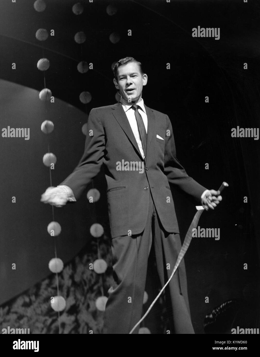 JOHNNIE RAY (1927-1990) American pop singer at the London Palladium in ...