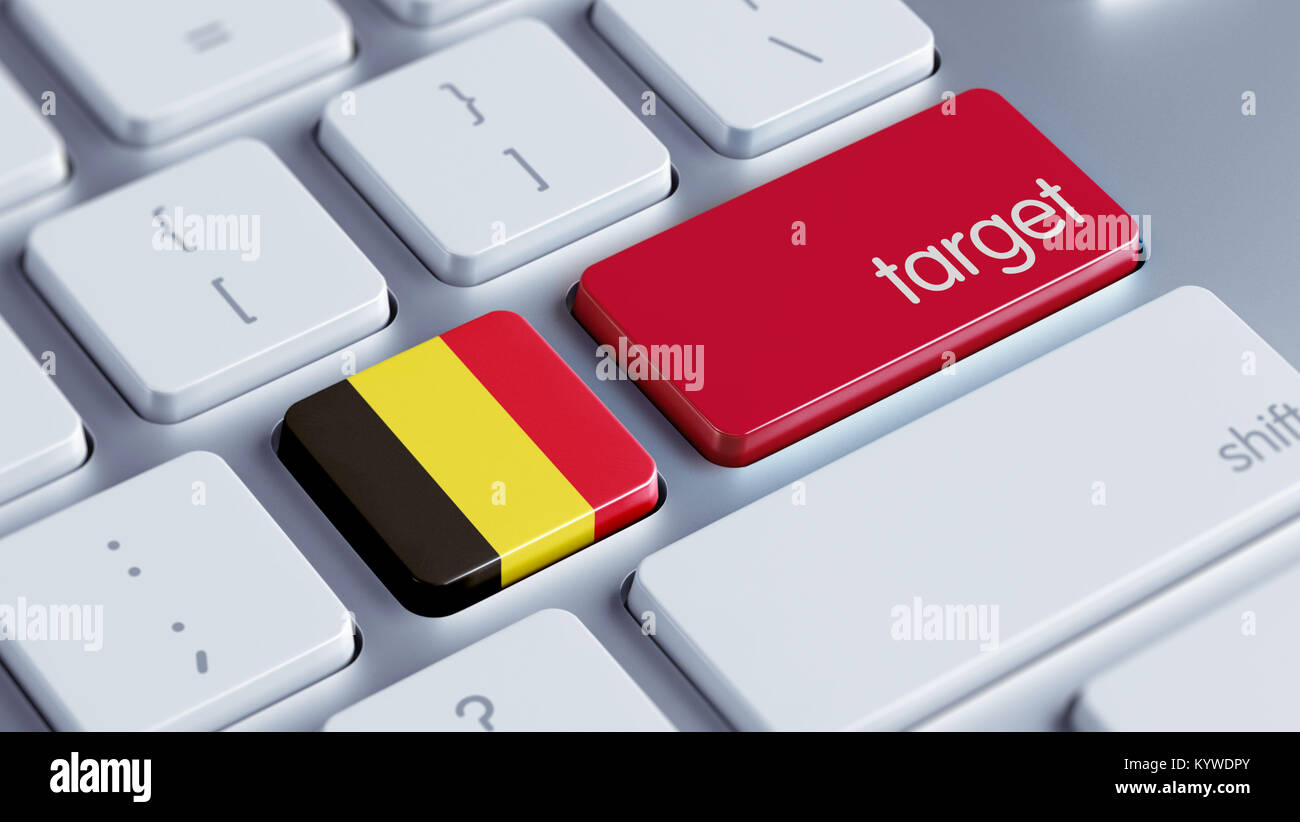 Belgium High Resolution Target Concept Stock Photo - Alamy