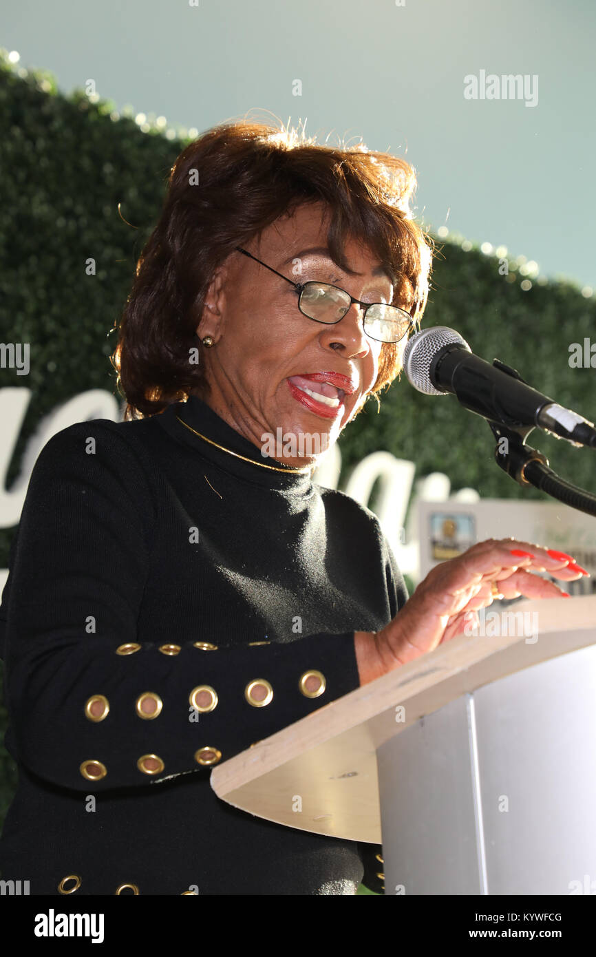 Los Angeles, California, USA. 15th January, 2018. Congresswoman Maxine ...