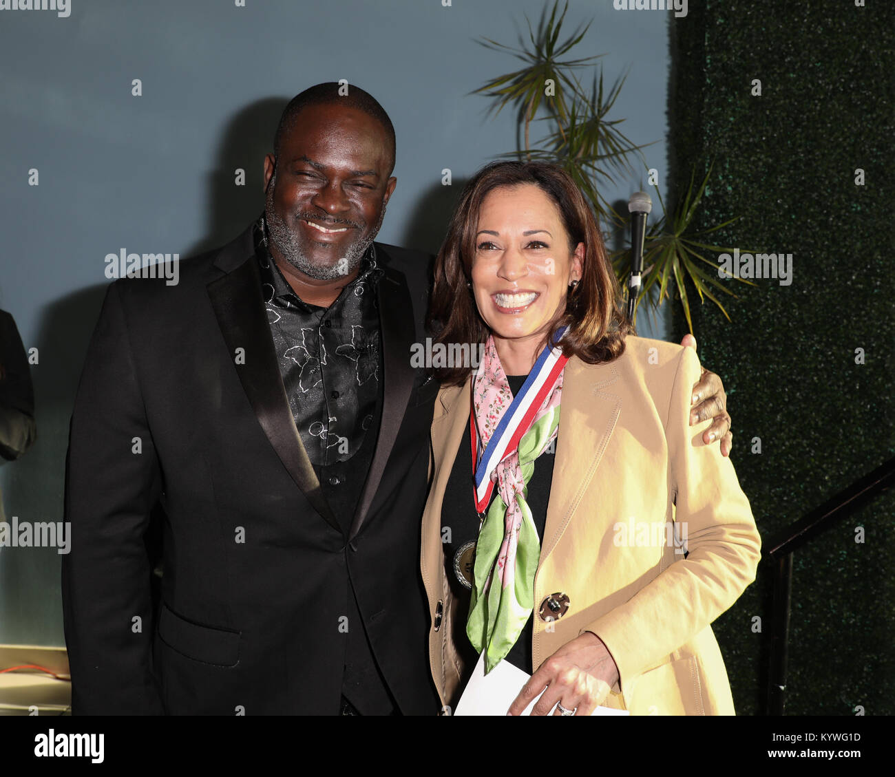 Los Angeles, California, USA. 15th January, 2018. Cornell Ward and US ...