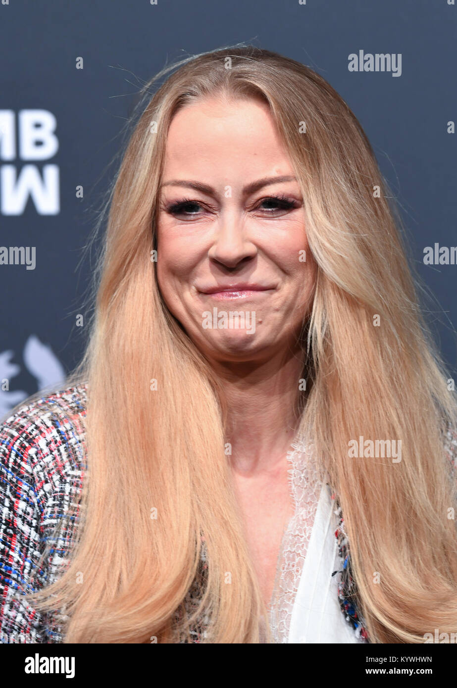 Berlin, Germany. 16th Jan, 2018. Actress Jenny Elvers arrives for the ...