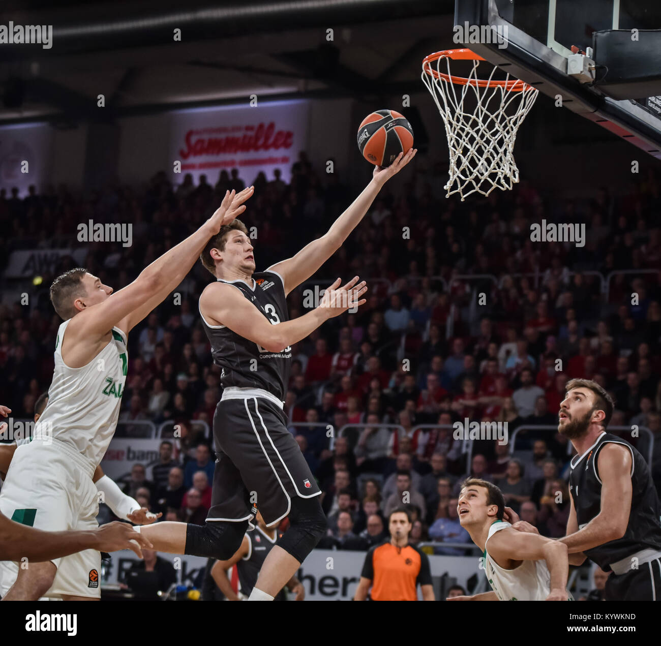 Bamberg, Germany. 16th Jan, 2018. Germany, Bamberg, Brose Arena, 16.01. ...