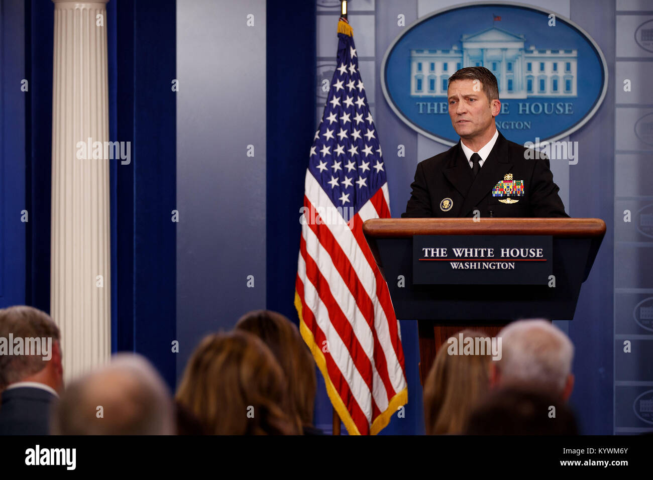 Washington, USA. 16th Jan, 2018. White House physician, Navy doctor ...