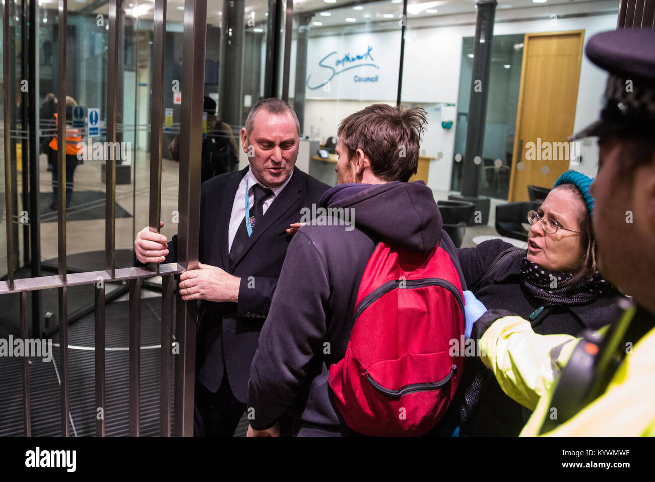 Office security guard door uk hi-res stock photography and images - Alamy