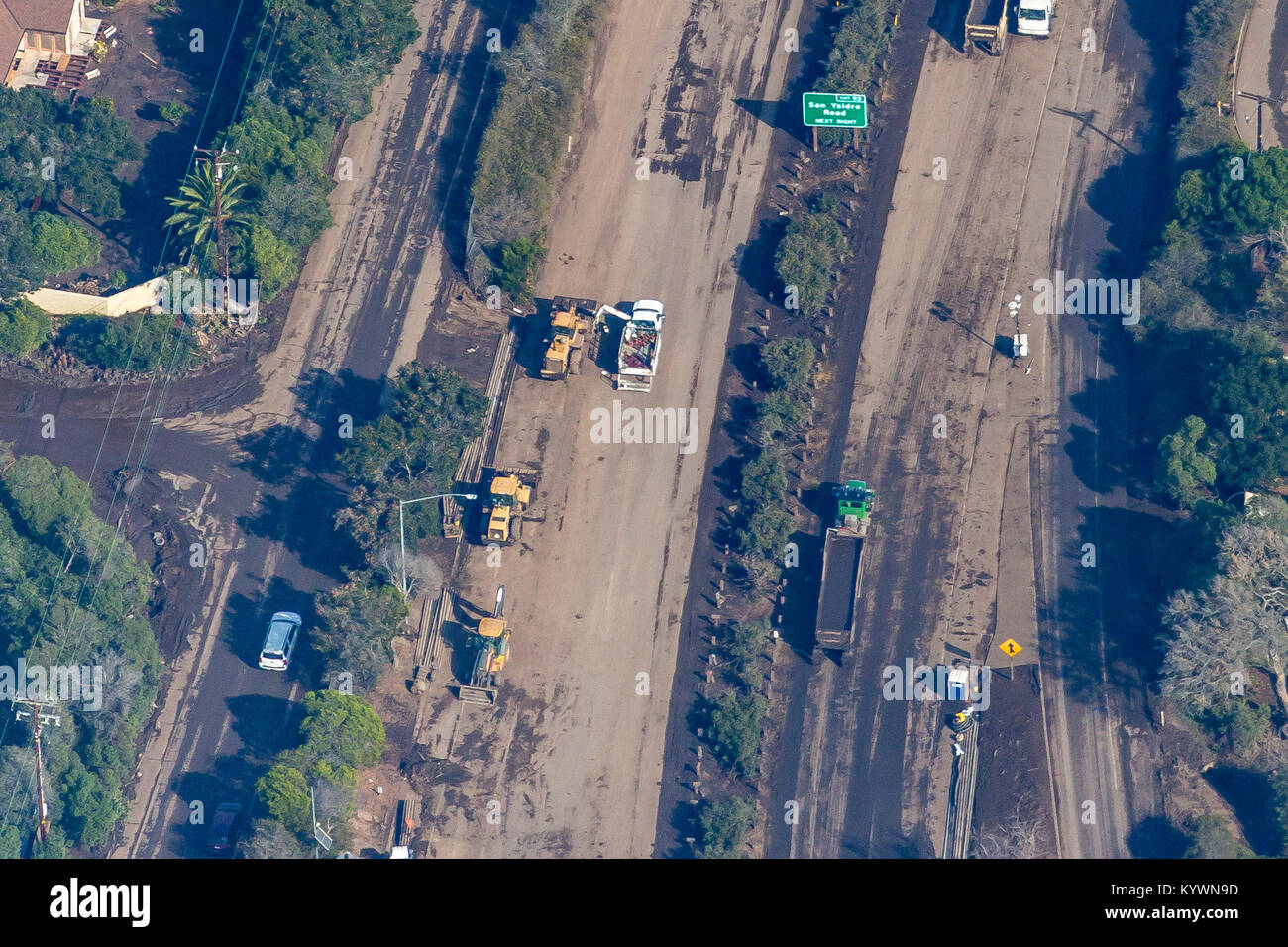 Montecito california aerial view hi-res stock photography and images ...