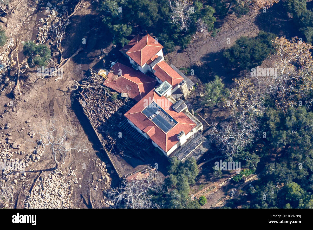 Montecito california aerial view hi-res stock photography and images ...