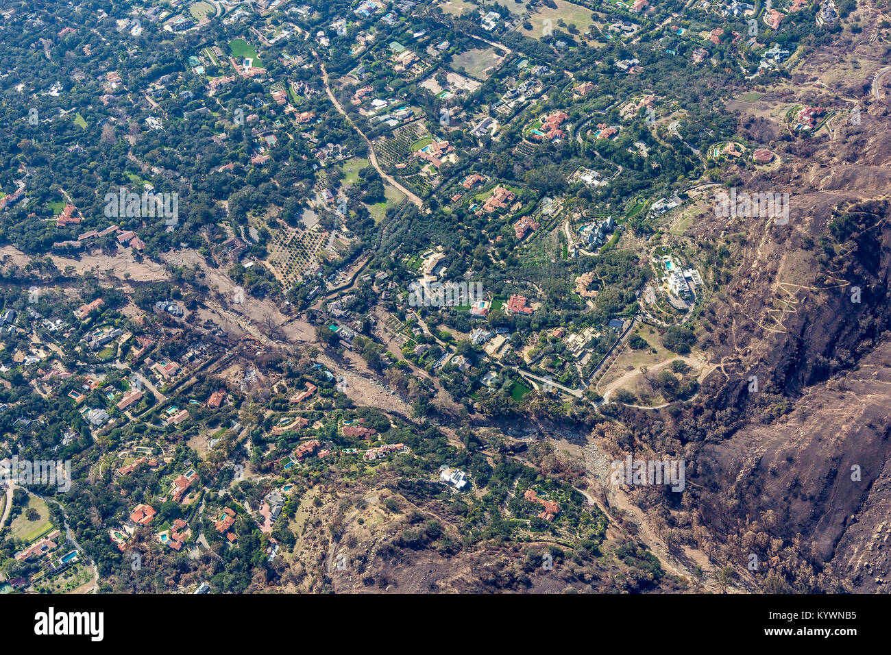 Montecito california aerial view hi-res stock photography and images ...