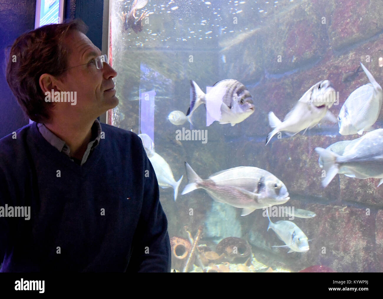 Kiel, Germany. 16th Jan, 2018. The marine researcher Ulf Riebesell ...