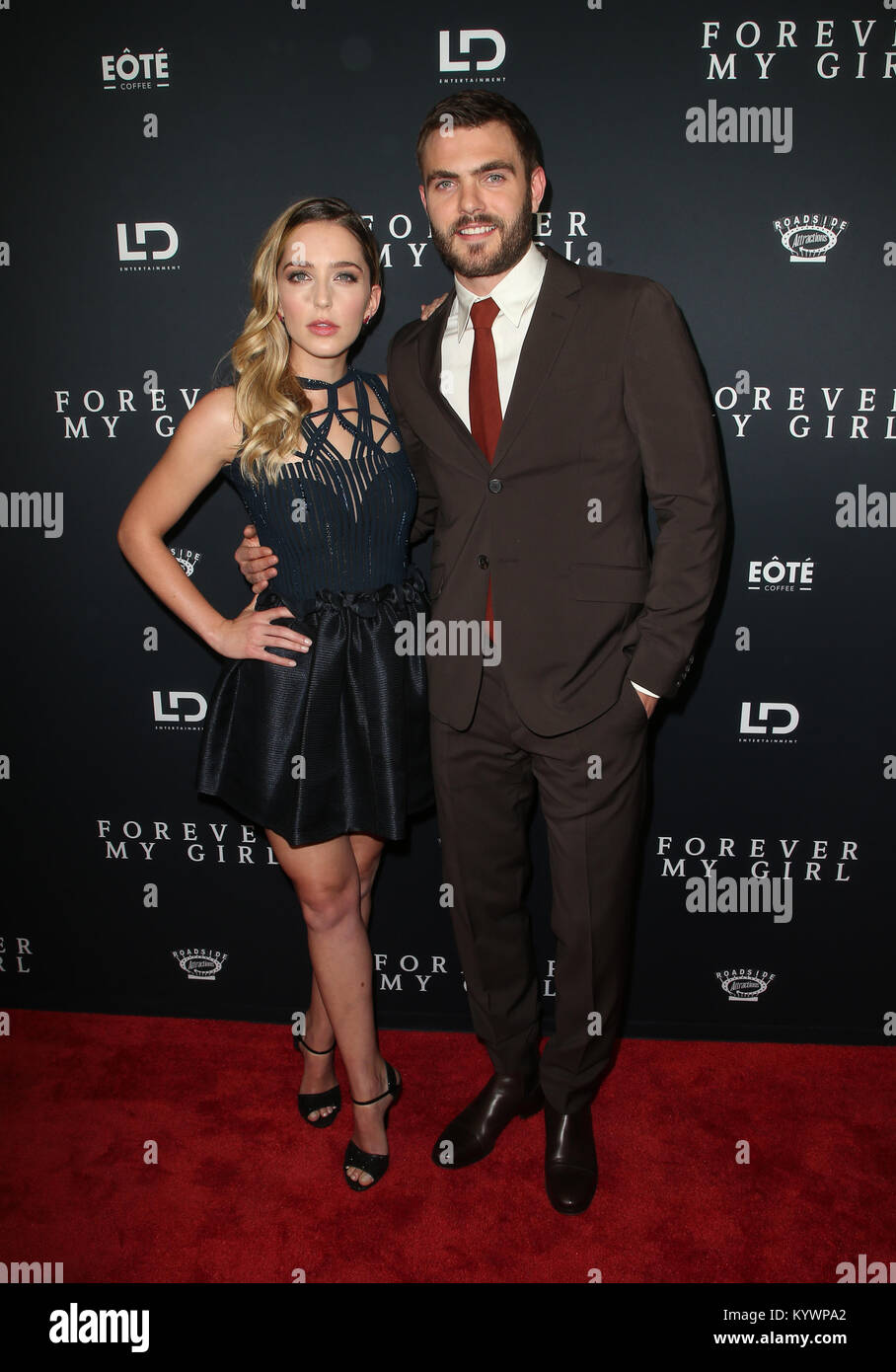 West Hollywood, Ca. 16th Jan, 2018. Jessica Rothe and Alex Roe at the ...