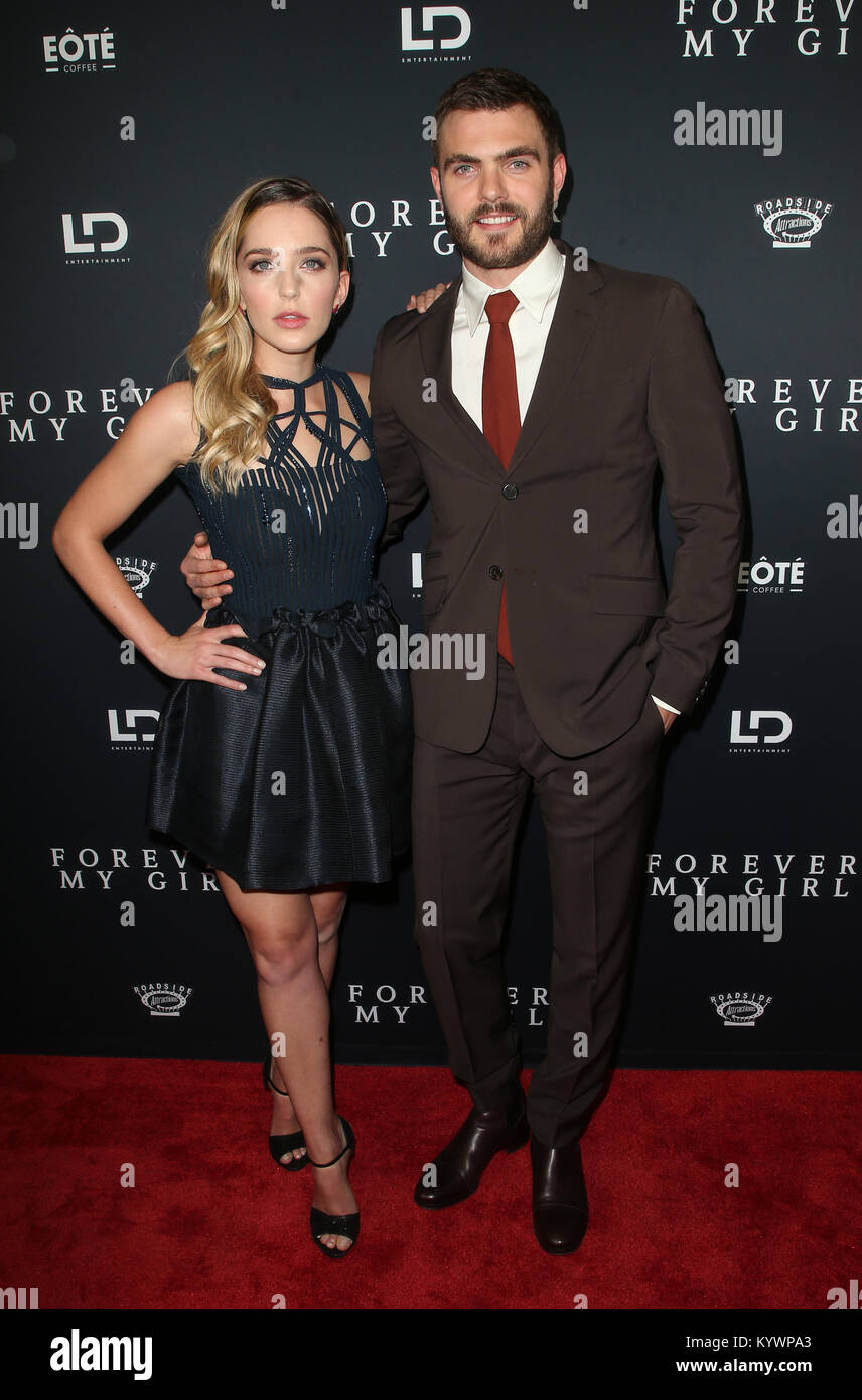 West Hollywood, Ca. 16th Jan, 2018. Jessica Rothe and Alex Roe at the ...