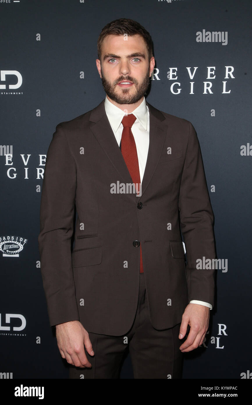 West Hollywood, Ca. 16th Jan, 2018. Alex Roe at the premiere of Forever ...