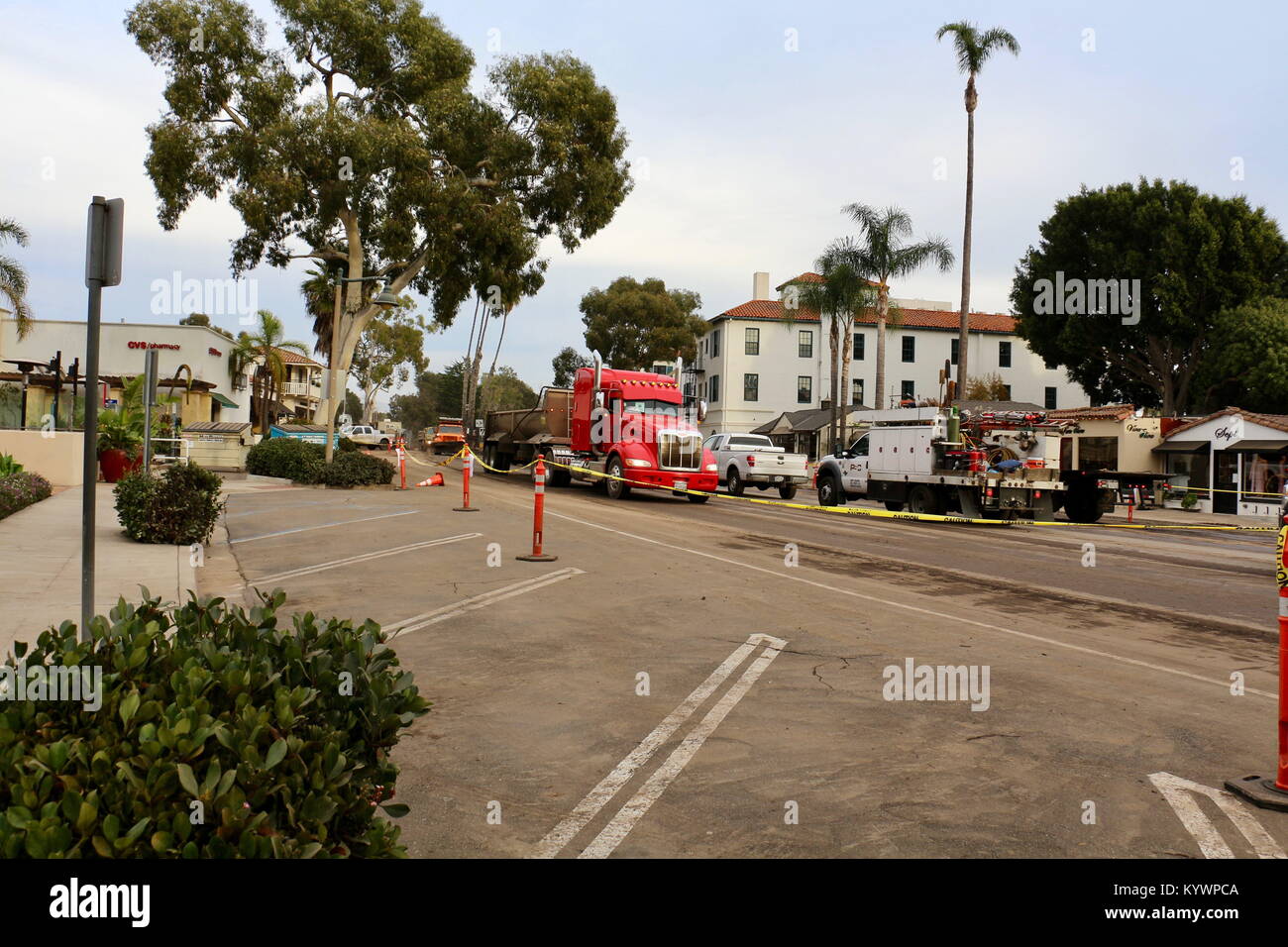 Montecito, California, USA. 16th Jan, 2018. After the deadly Mudslide ...