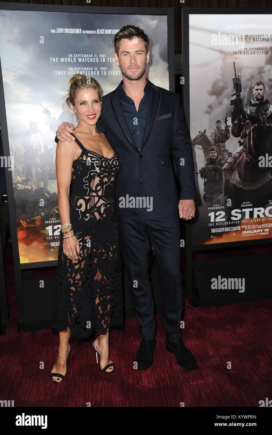 New York, NY, USA. 16th Jan, 2018. Elsa Pataky, Chris Hemsworth at ...