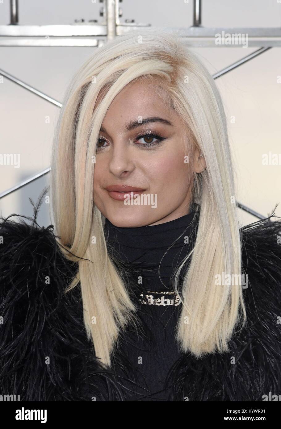 New York, NY, USA. 16th Jan, 2018. Bebe Rexha at a public appearance ...