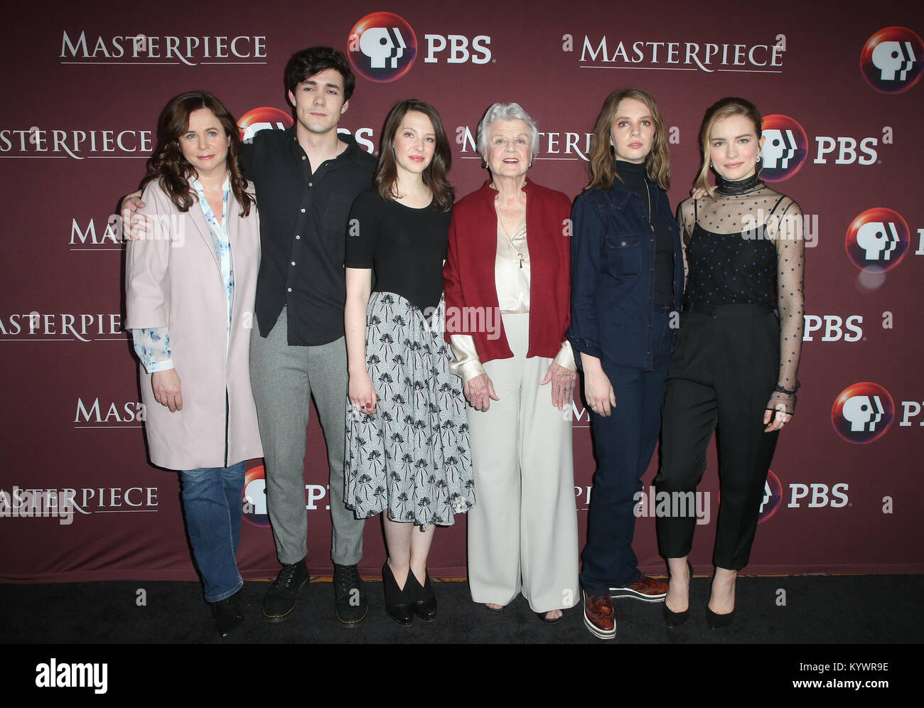 Pasadena, Ca. 16th Jan, 2018. Emily Watson, Jonah Hauer-King, Annes ...