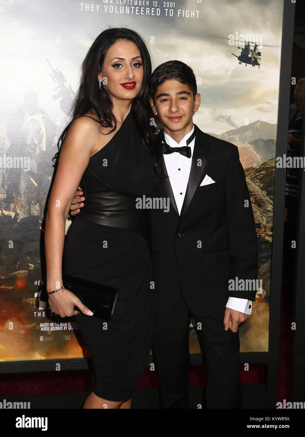 January 16, 2018 - New York City, New York, U.S. - Actor ARSHIA MANDAVI and his mother attend ...