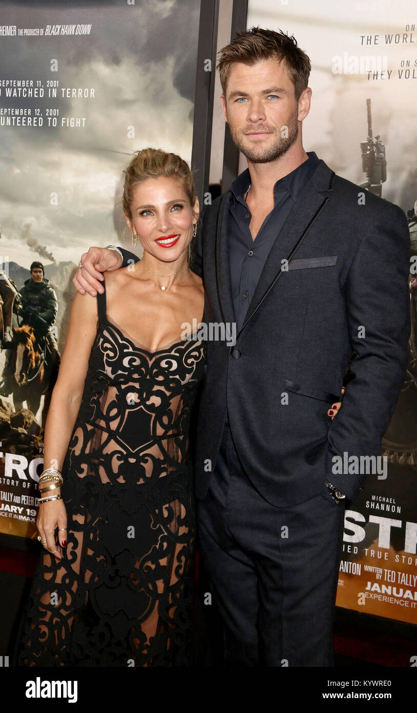 New York City, New York, USA. 16th Jan, 2018. Actors ELSA PATAKY and ...