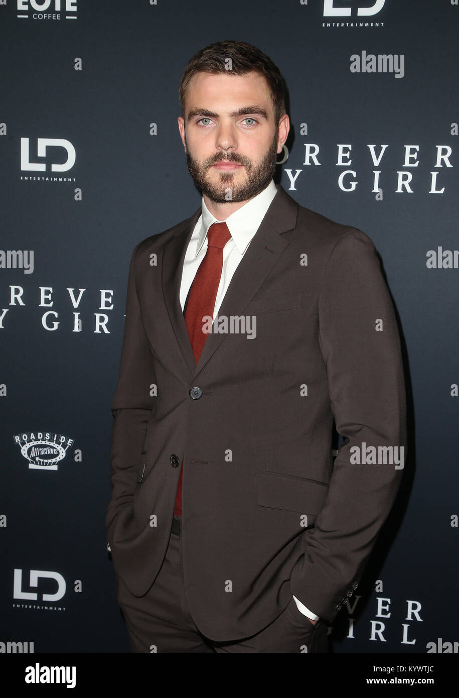 West Hollywood, Ca. 16th Jan, 2018. Alex Roe, at the premiere of ...