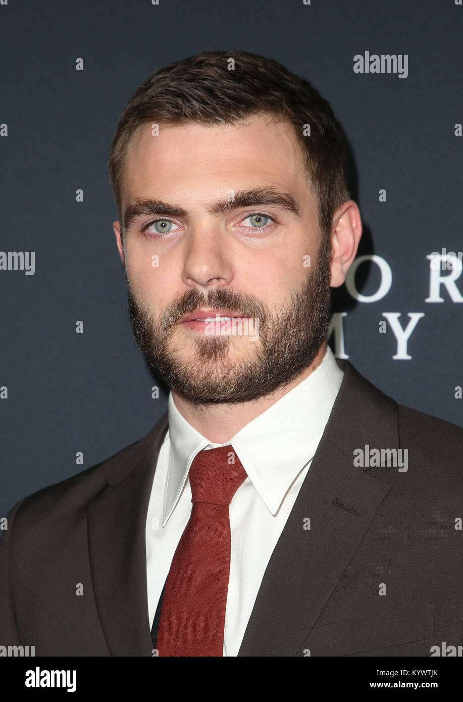 West Hollywood, Ca. 16th Jan, 2018. Alex Roe, at the premiere of ...