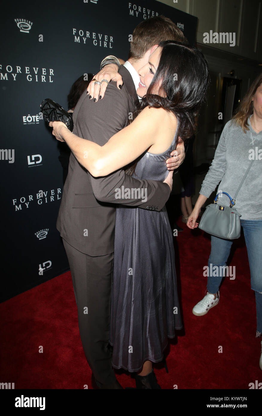 West Hollywood, Ca. 16th Jan, 2018. Alex Roe, Bethany Ashton Wolf, at the premiere of Forever My ...