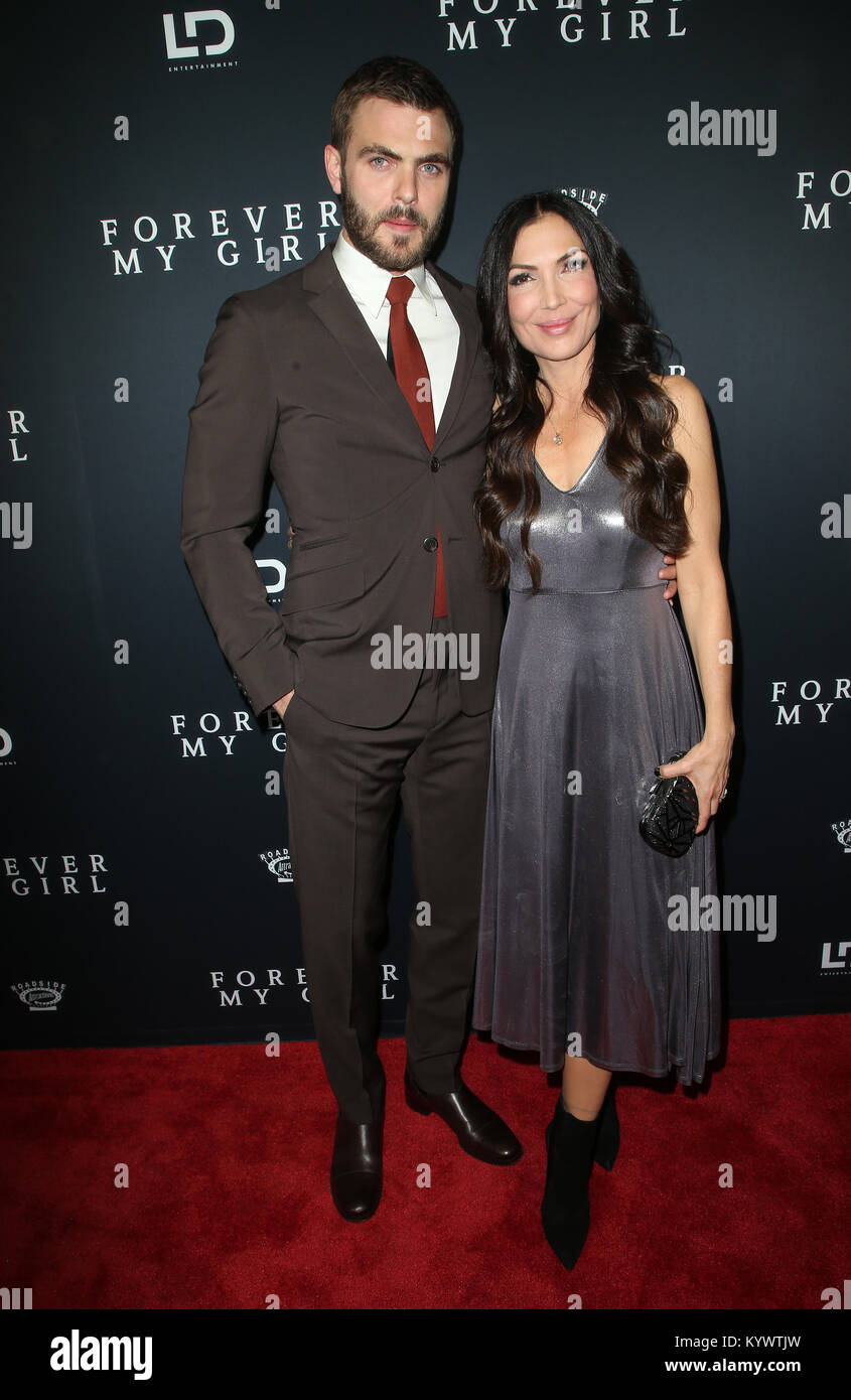 West Hollywood, Ca. 16th Jan, 2018. Alex Roe, Bethany Ashton Wolf, at the premiere of Forever My ...