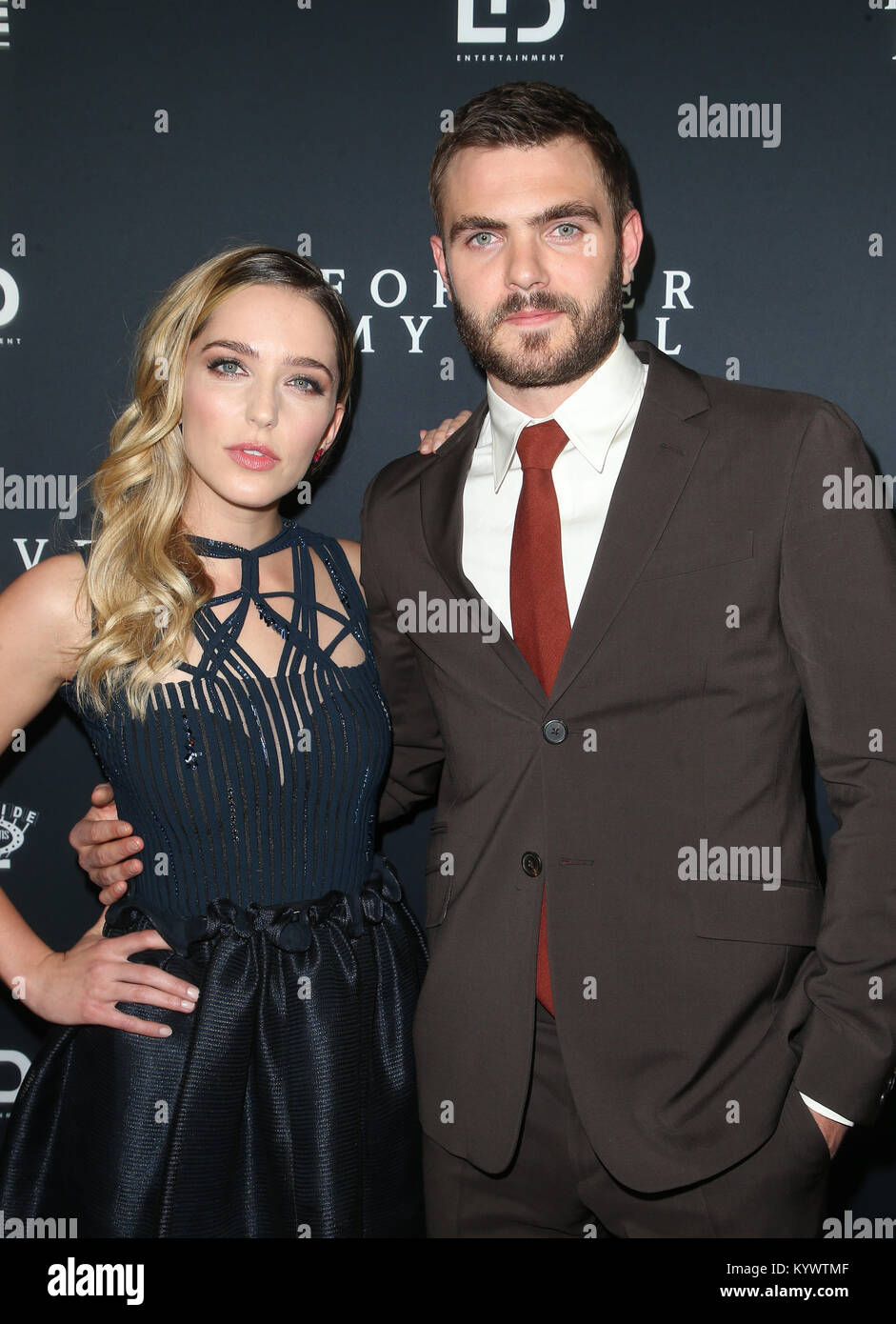 West Hollywood, Ca. 16th Jan, 2018. Jessica Rothe, Alex Roe, at the ...