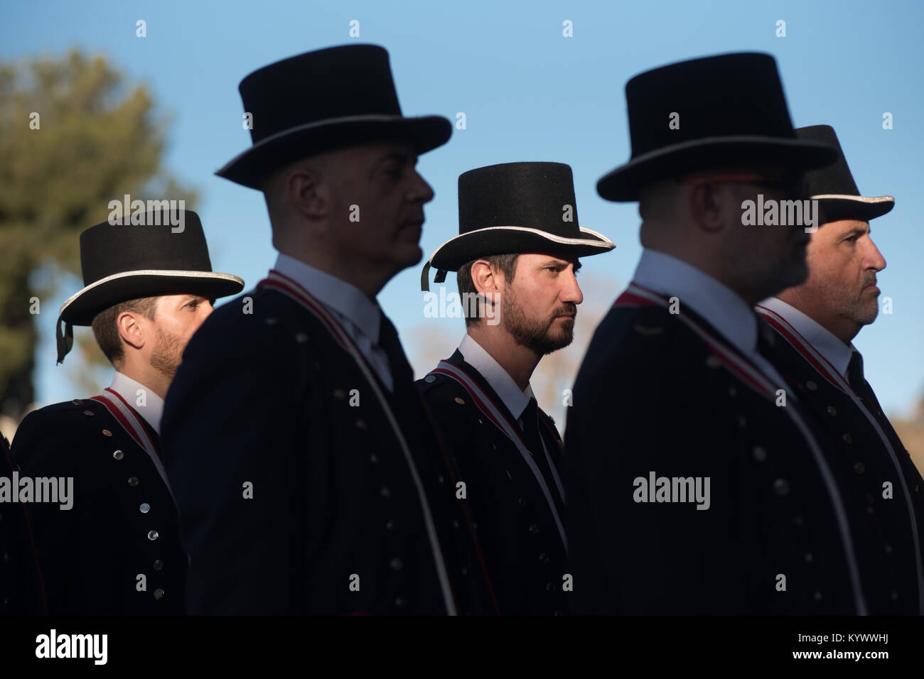 Barcelona, Catalonia, Spain. 17th Jan, 2018. Members of the Catalan ...