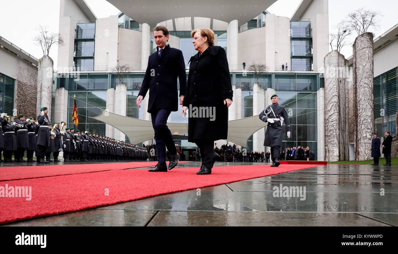 Berlin, Germany. 17th Jan, 2018. German Chancellor Angela Merkel (CDU ...
