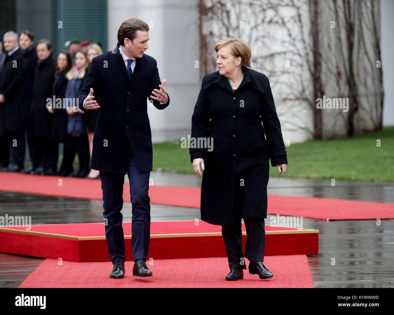 Berlin, Germany. 17th Jan, 2018. German Chancellor Angela Merkel (CDU ...
