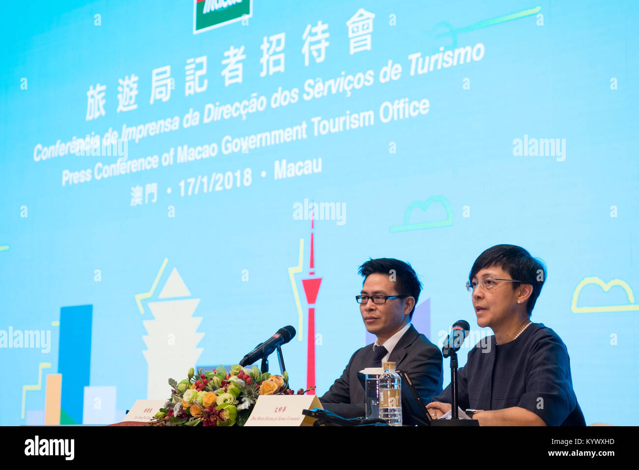 Macao, China. 17th Jan, 2018. Macao Government Tourism Office (MGTO ...