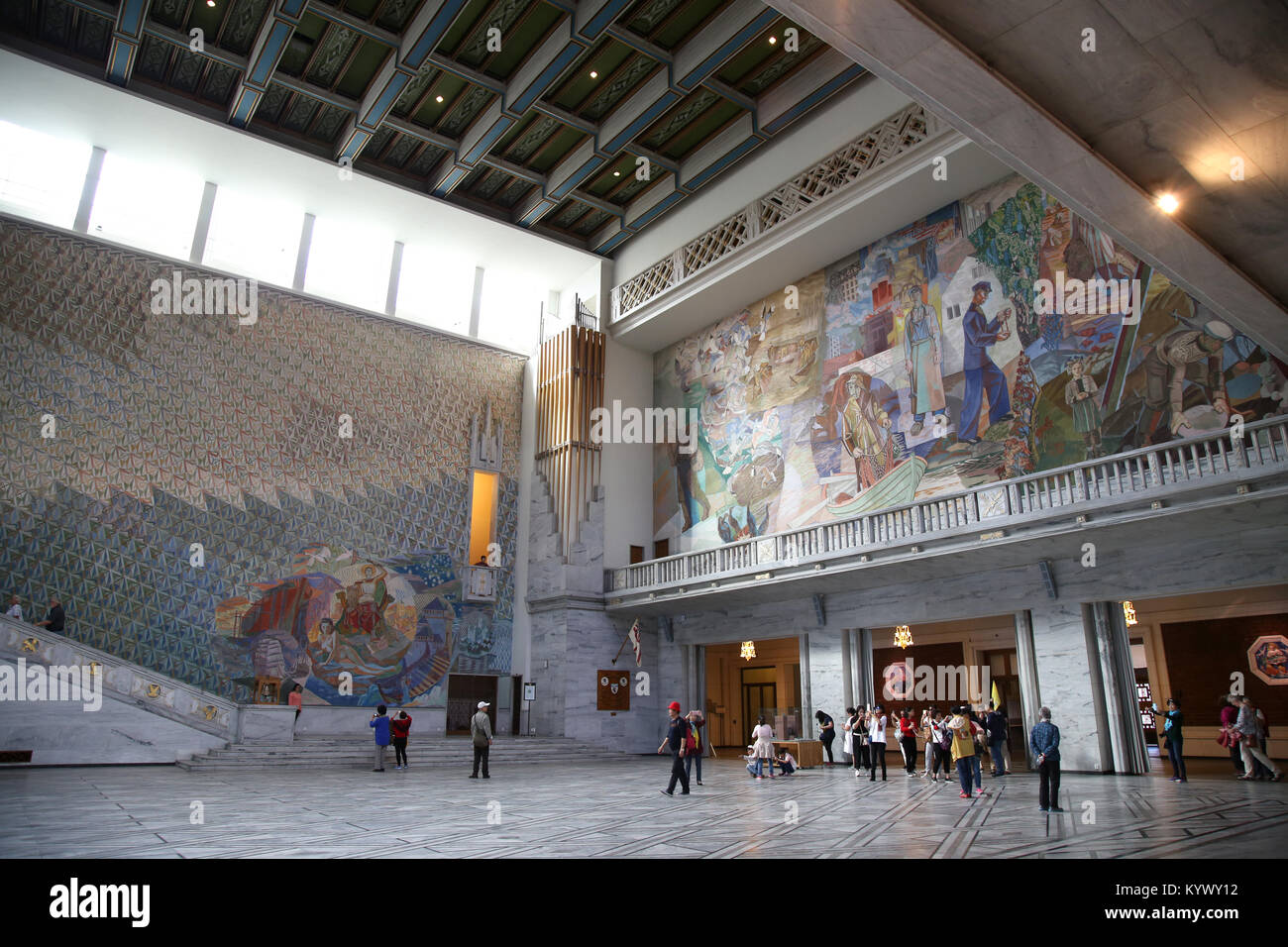 Interior oslo city hall radhus hi-res stock photography and images - Alamy