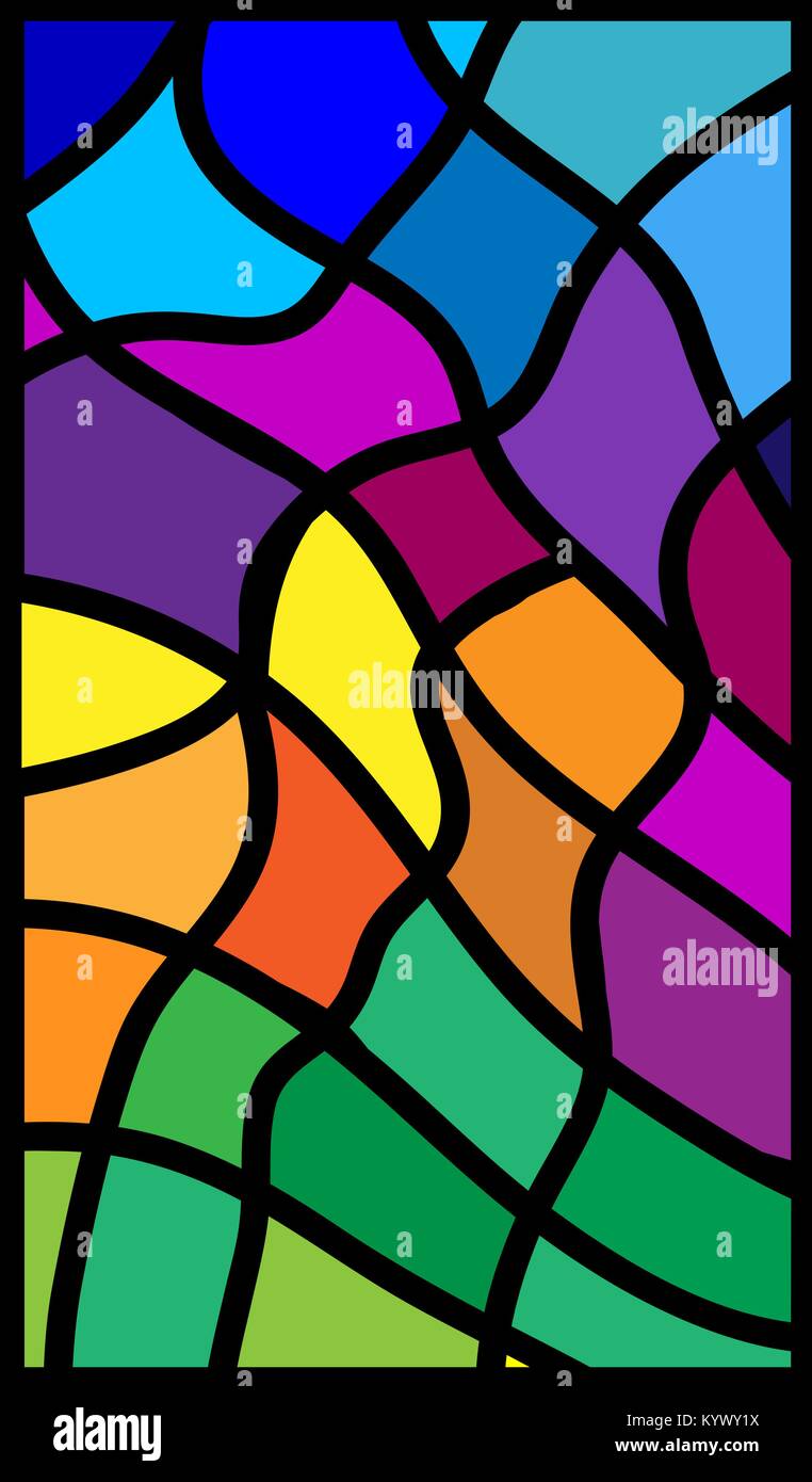 Rectangular abstract colored glass Stock Vector Image & Art - Alamy