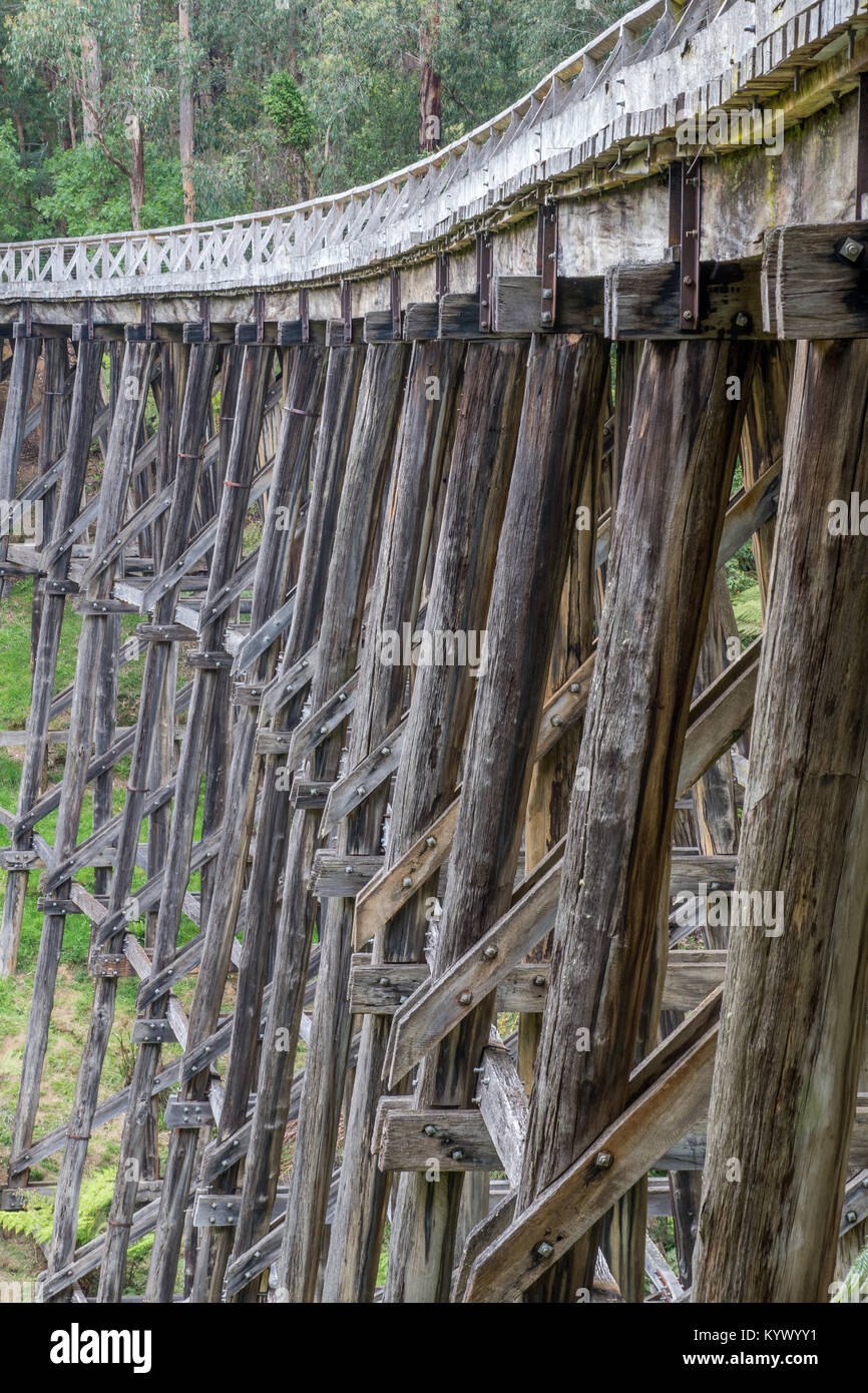 Abandoned Train Trestles Abandoned Railroad Bridge In The Mountains