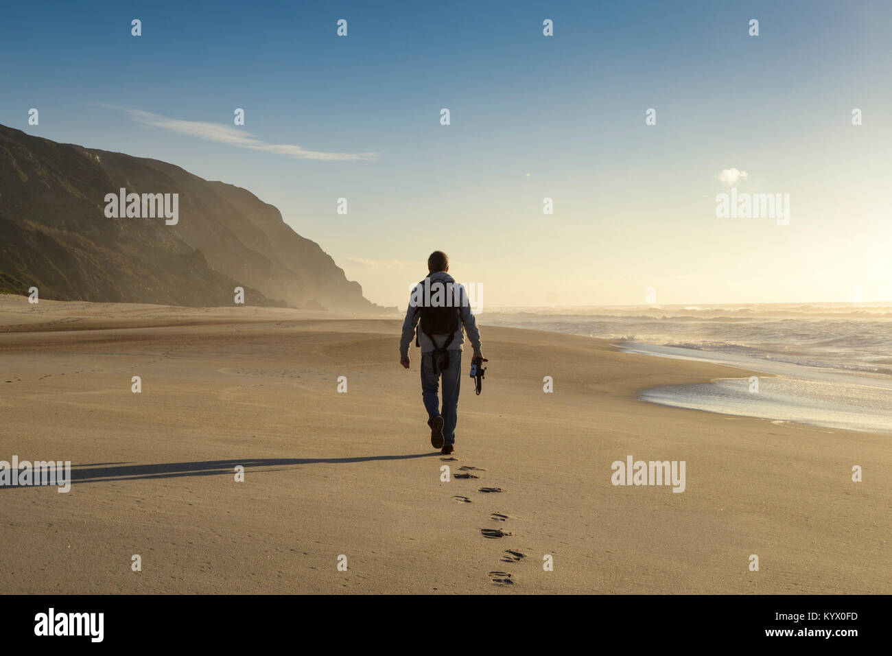 Man beach holiday deserted hi-res stock photography and images - Alamy