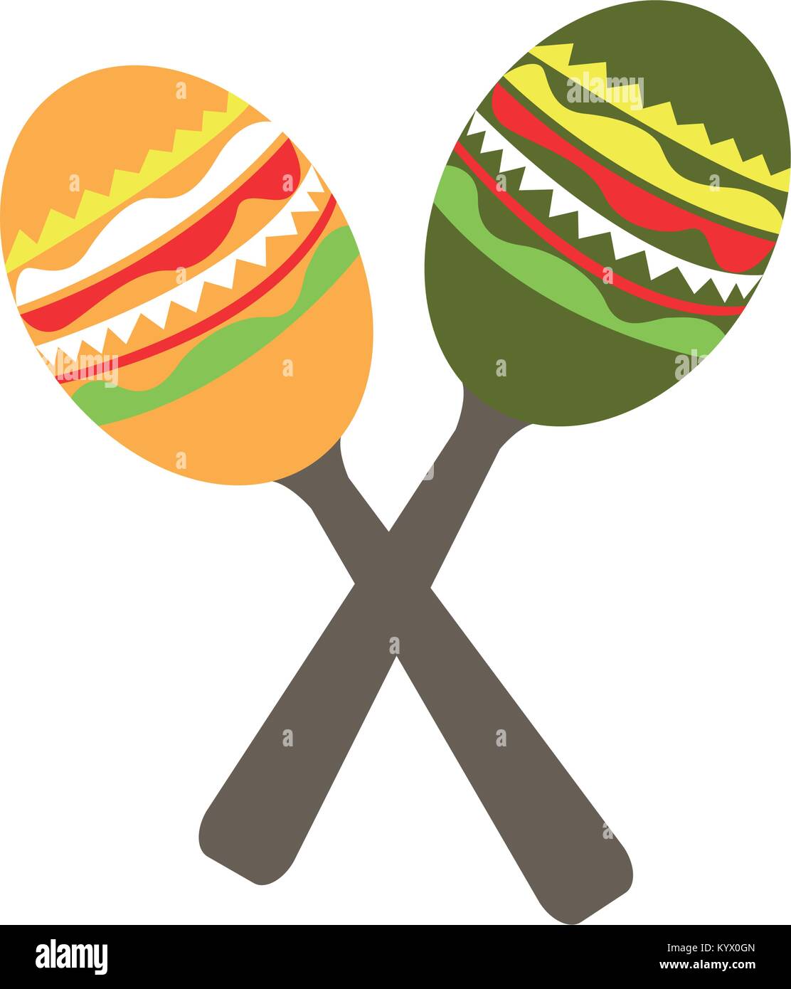 Maracas icon Cut Out Stock Images & Pictures - Alamy