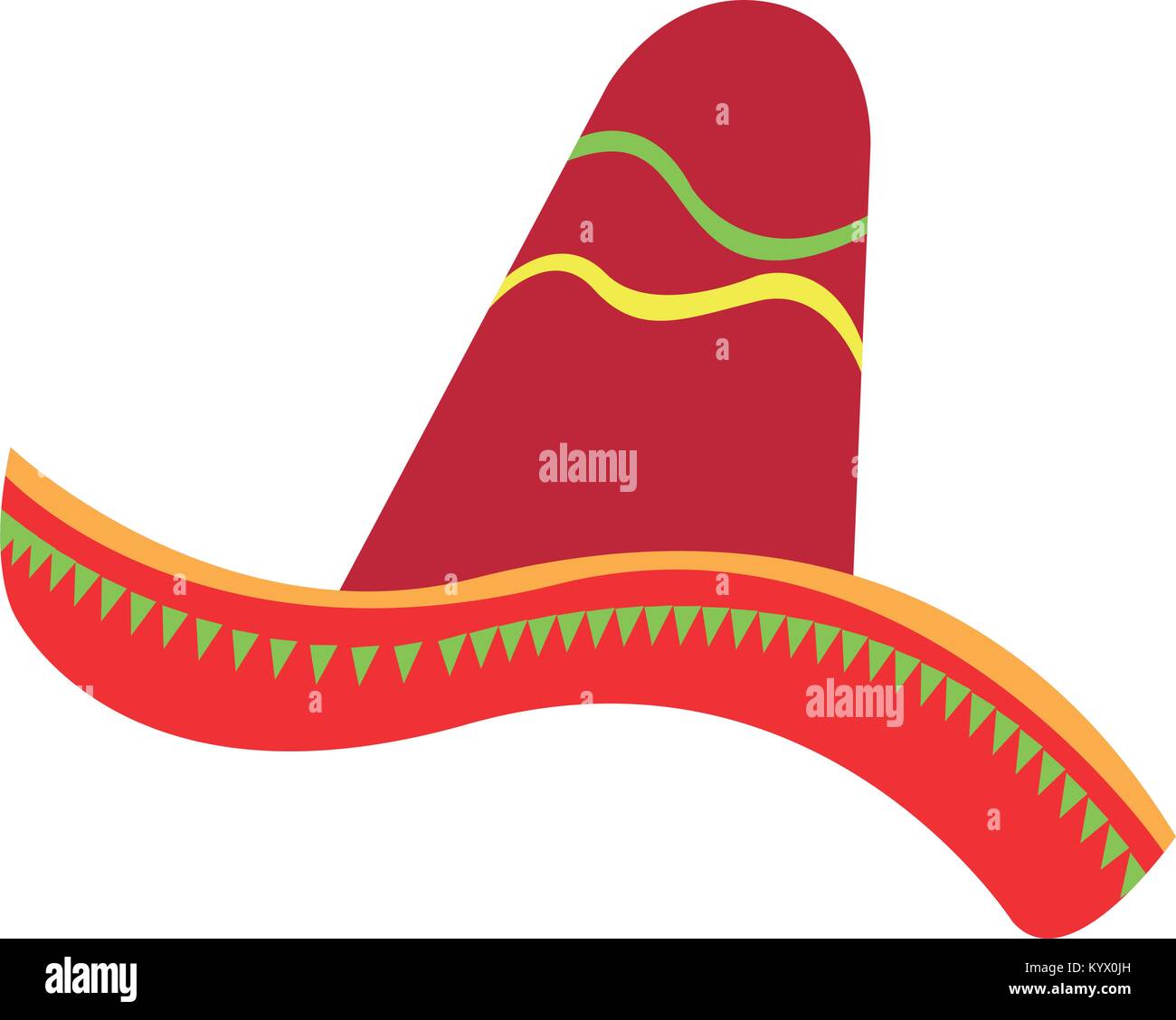 Mexican hat icon Stock Vector Image & Art - Alamy