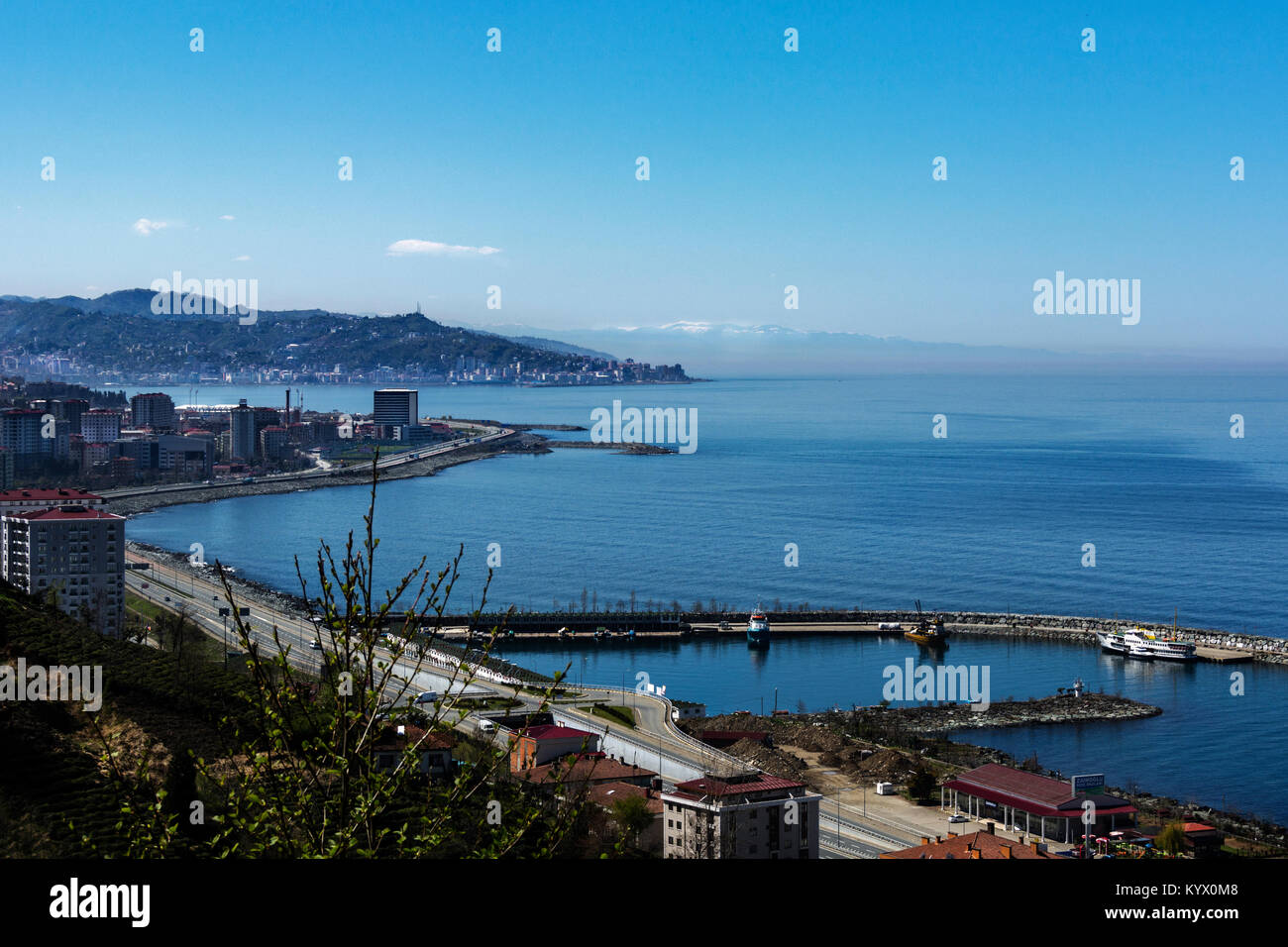 rize city center view Stock Photo - Alamy