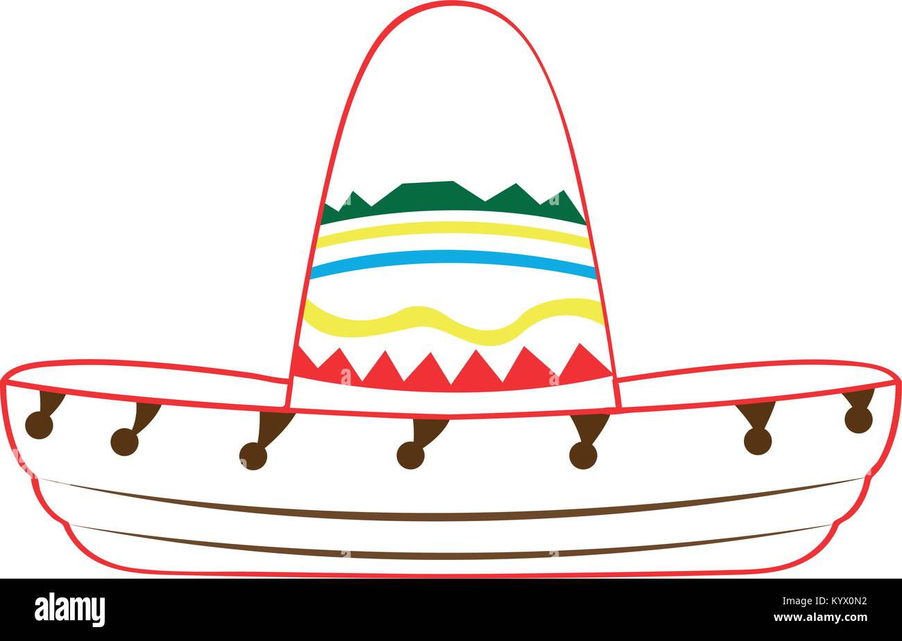 Mexican hat icon Stock Vector Image & Art - Alamy