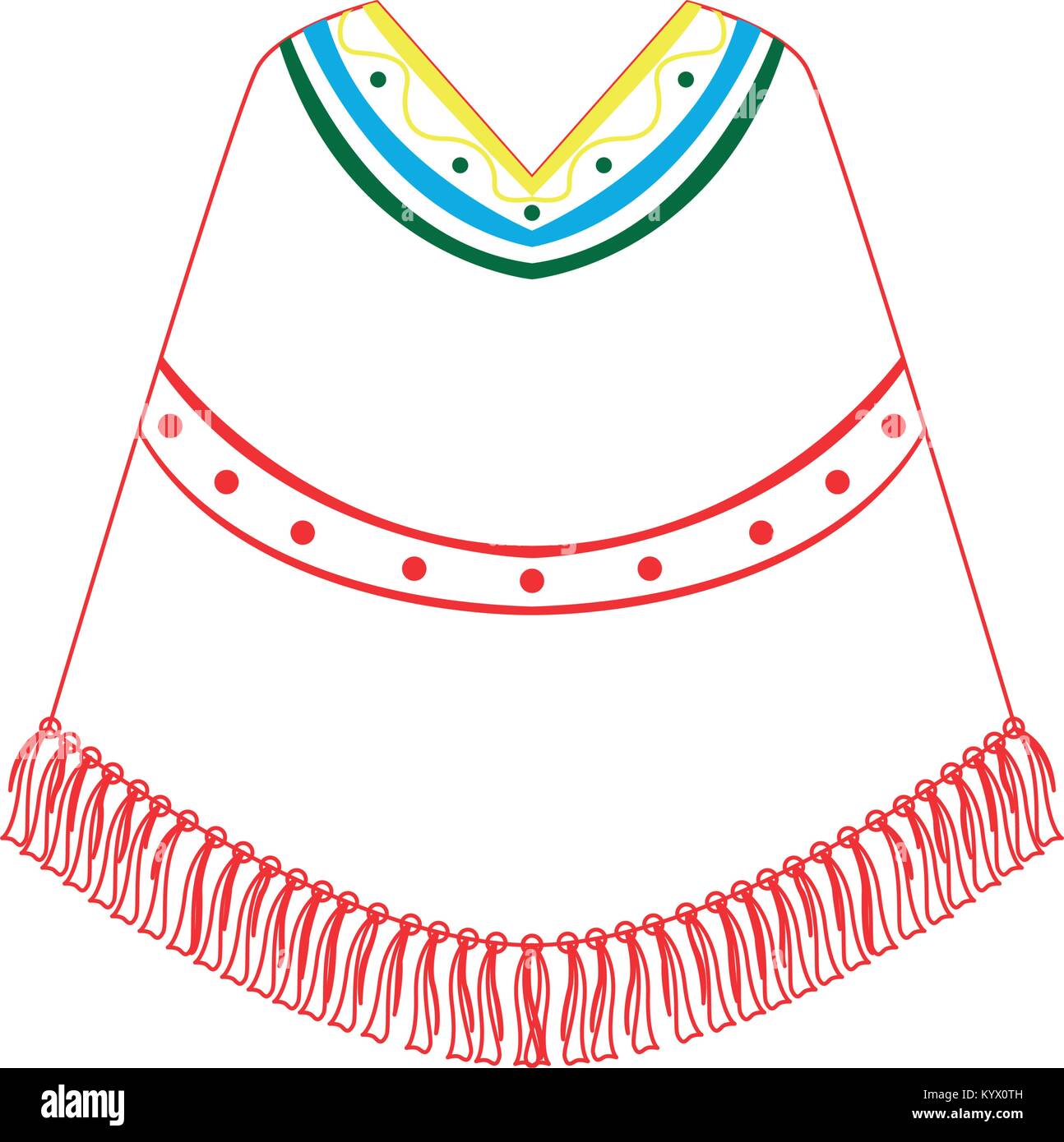 Poncho Stock Vector Images - Alamy