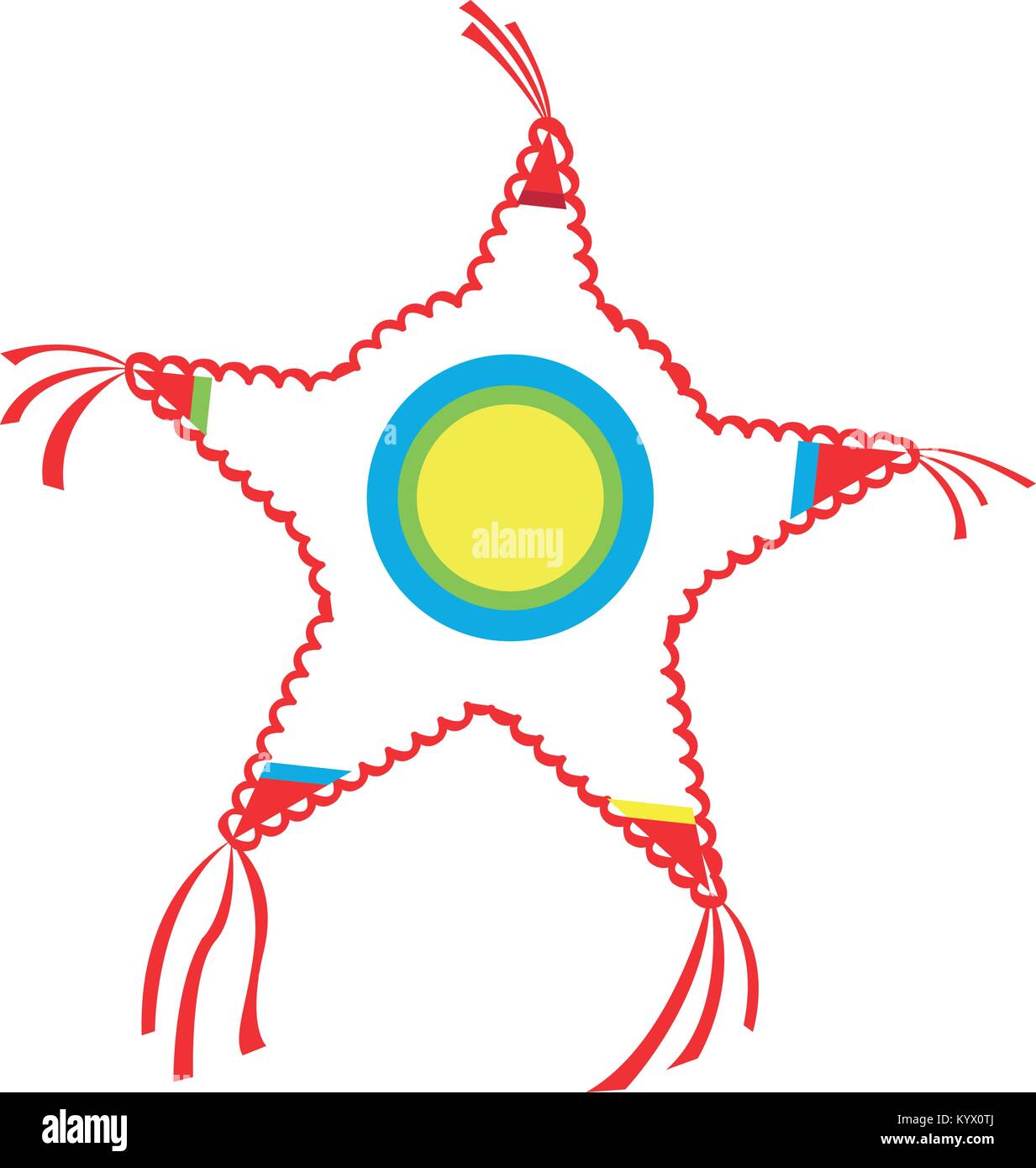 Isolated Pinata Icon Stock Vector Image And Art Alamy