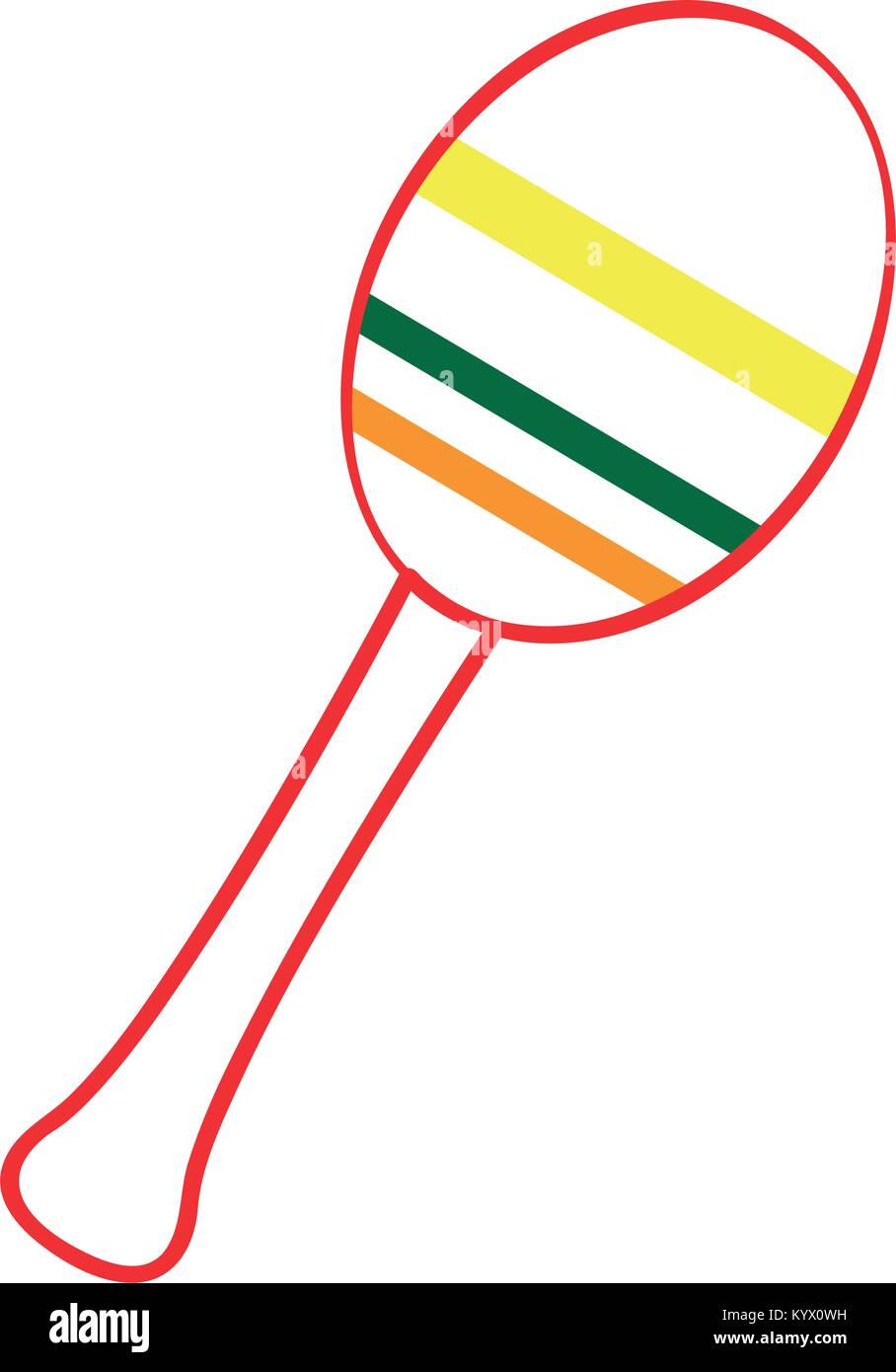 Isolated maraca icon Stock Vector Image & Art - Alamy