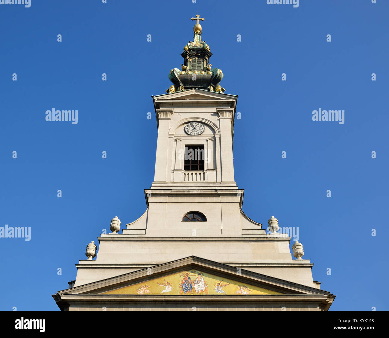 Bell tower orthodox cathedral hi-res stock photography and images - Alamy