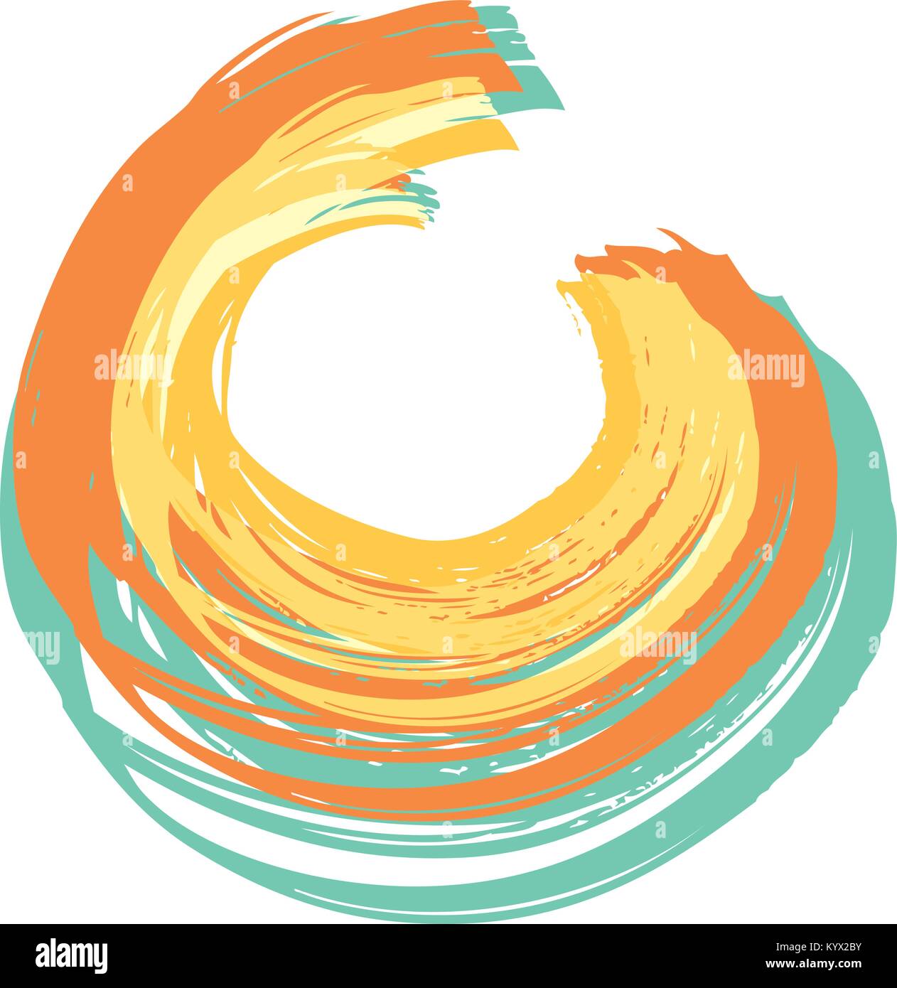 Thick paint texture Stock Vector Images - Alamy