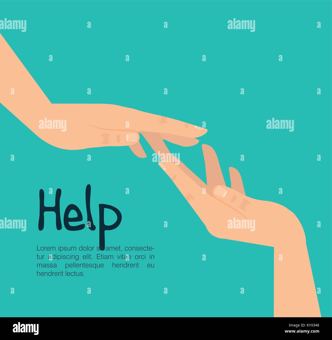 hands human help icon vector illustration design Stock Vector Image ...