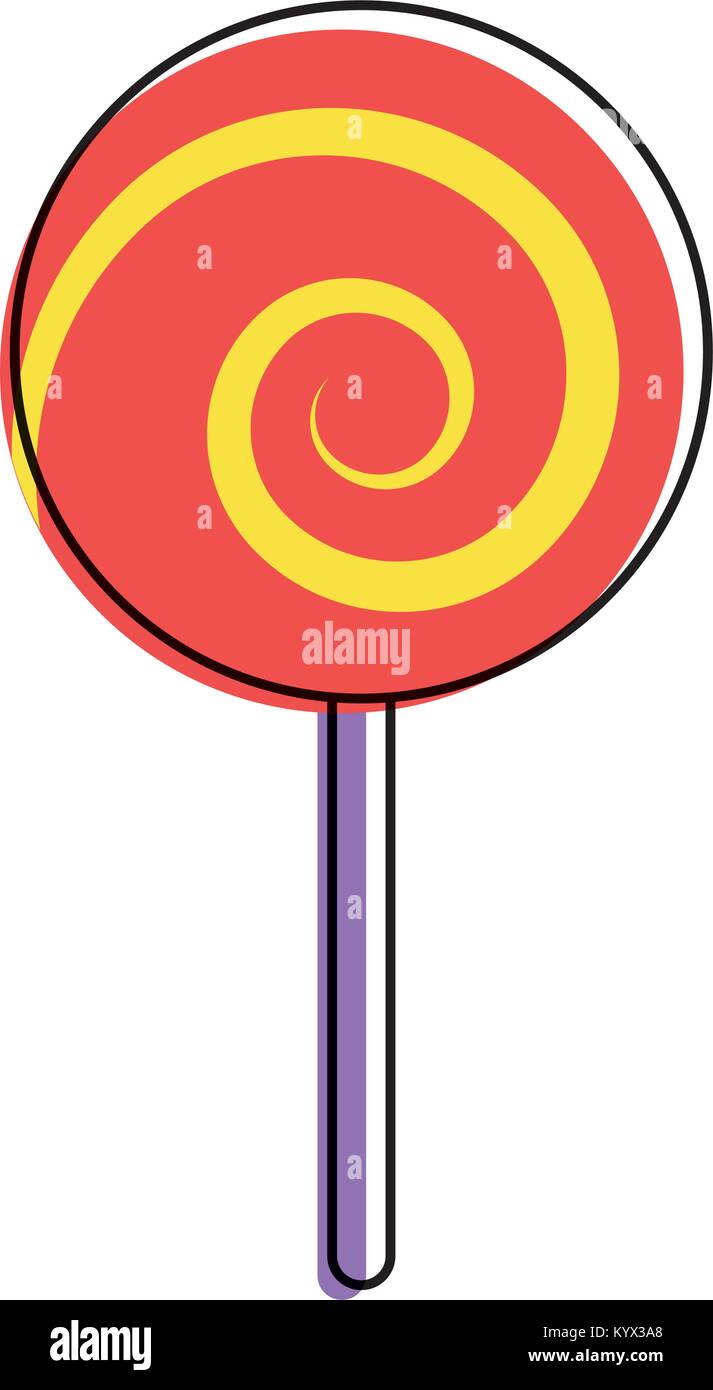 sweet candy cane swirl round Stock Vector Image & Art - Alamy