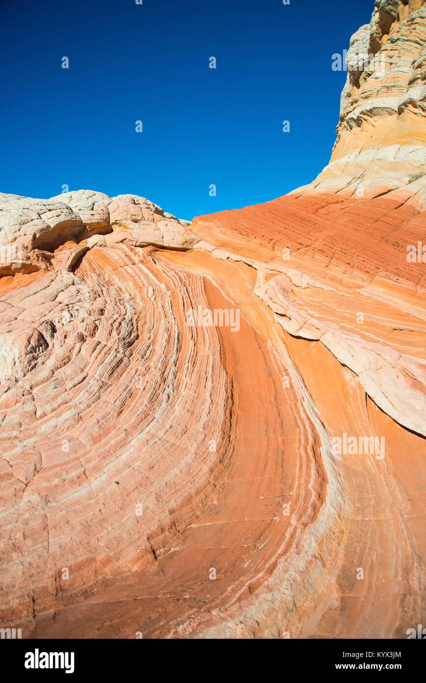 Red and white striations hi-res stock photography and images - Alamy