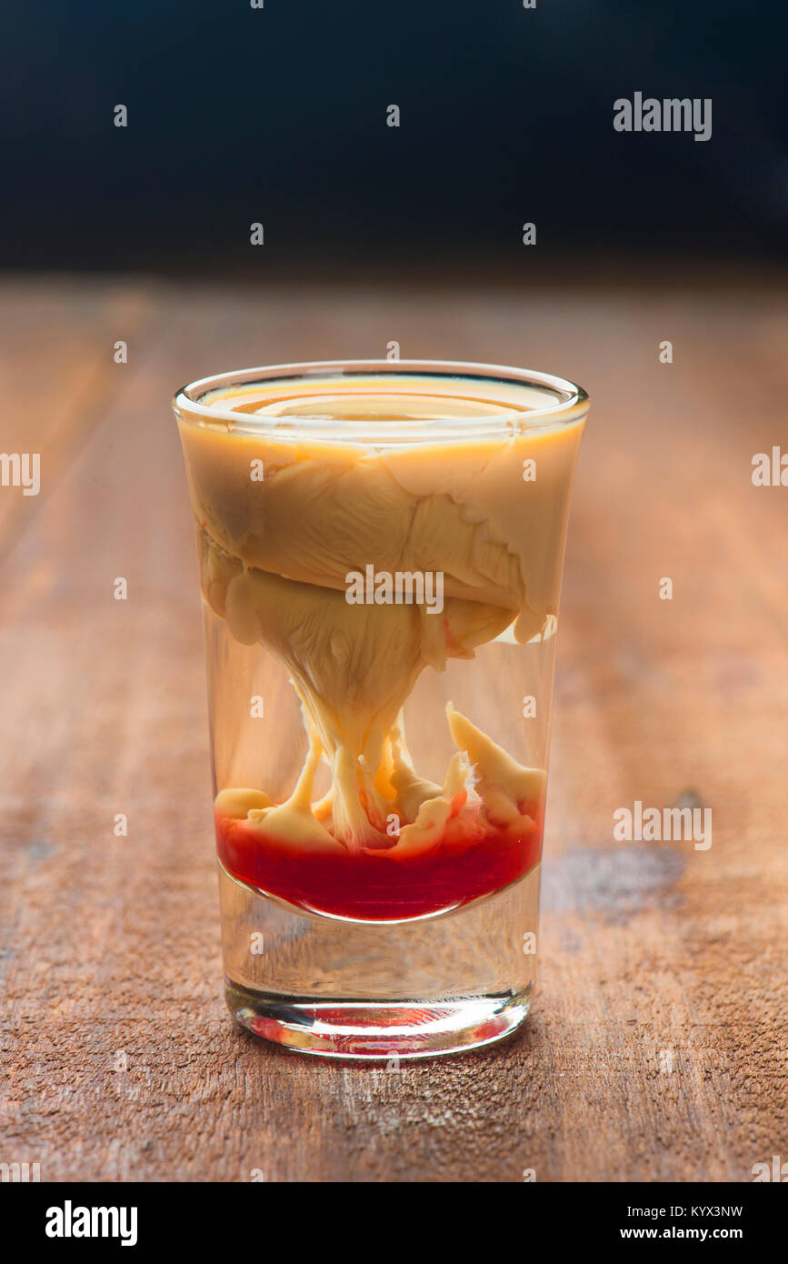 brain damage cocktail Stock Photo - Alamy